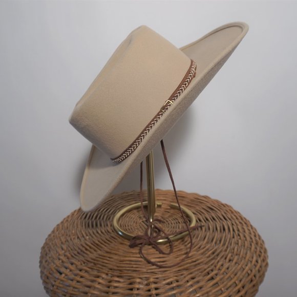 Accessories | Vintage Sand And Sage 10 Virgin Wool Hat | Poshmark